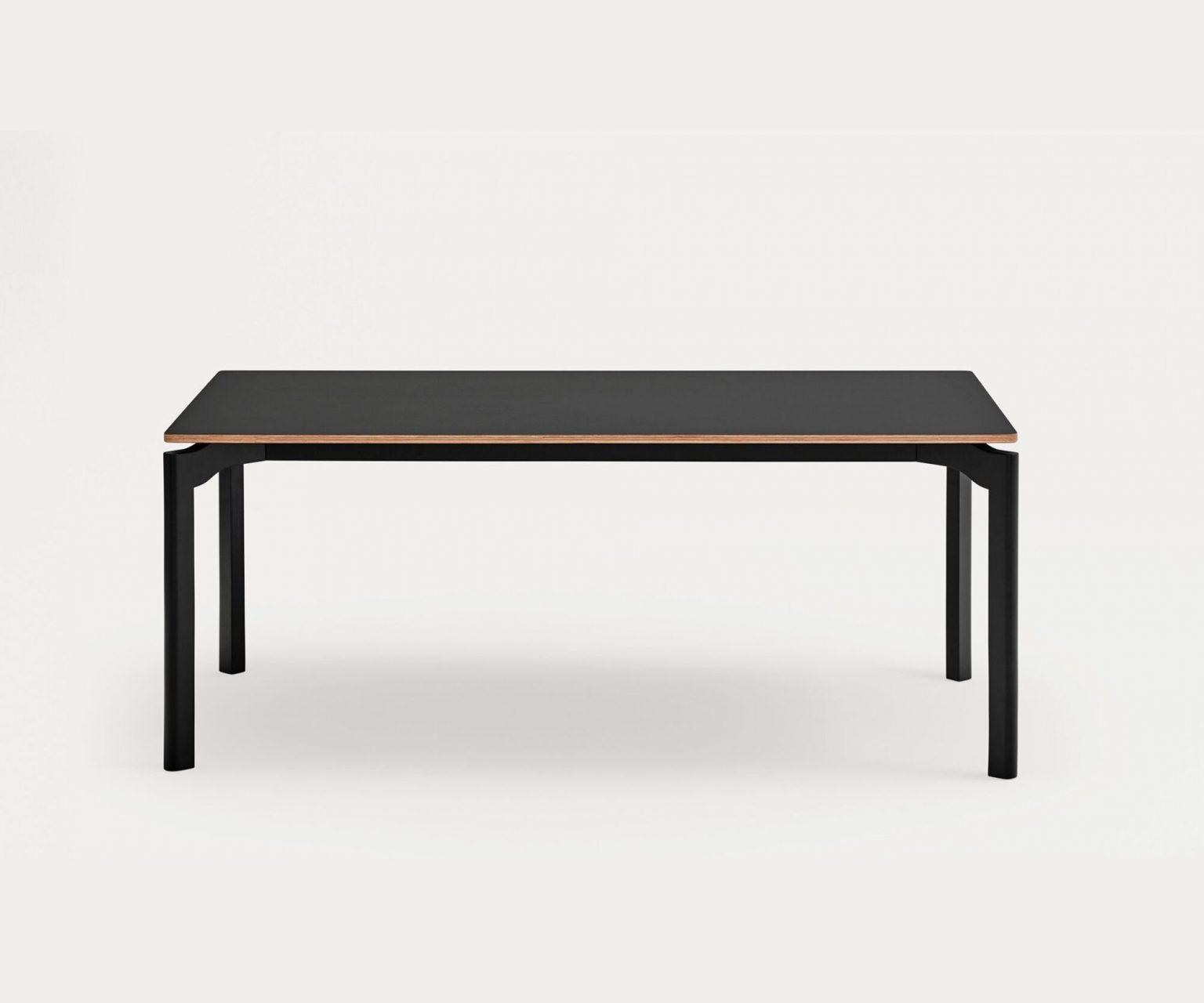 Mesa Rectangular Negra Nicola 140 / 180 cm - MB Mobles